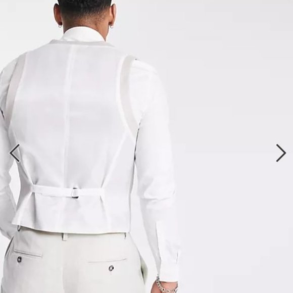ASOS | Suits & Blazers | Asos Design Wedding Super Skinny Suit Vest In ...